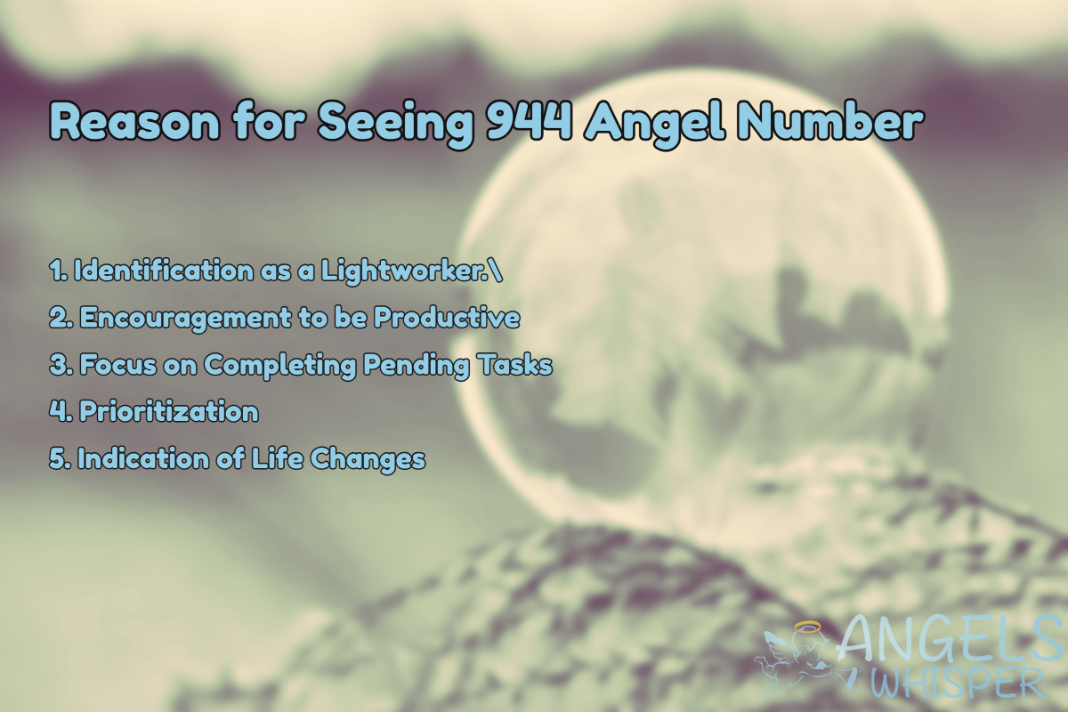 944 Angel Number Meaning, Love, & Twin Flame | Angel Whisper